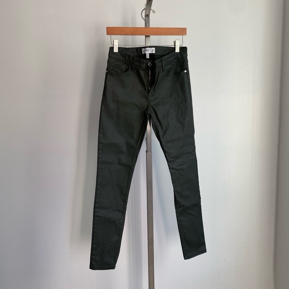 Mango | Pants & Jumpsuits | Mango Dark Olive Green Dem Pants | Poshmark